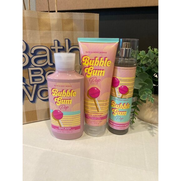 Bath & Body Works | Bath & Body | Bath Body Works Bubble Gum Pop New 3 ...